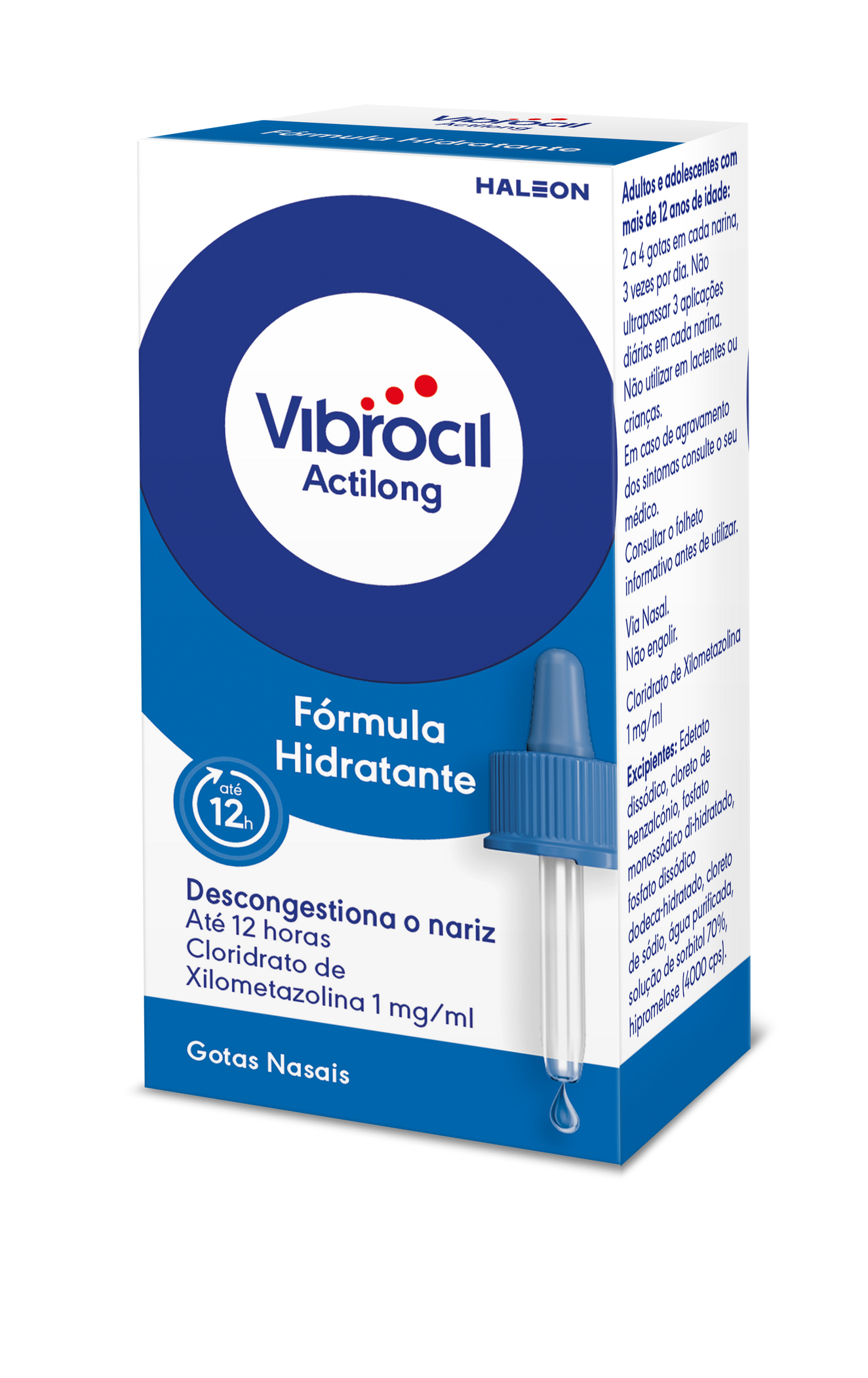 Vibrocil Actilong 1 mg/ml Gotas Nasais 10 ml | Farmácia 24