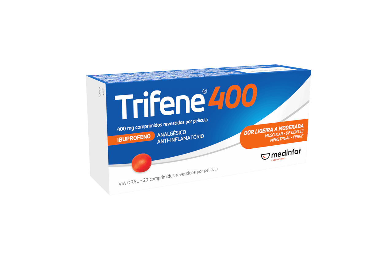 Trifene 400 20 comp | Farmácia 24